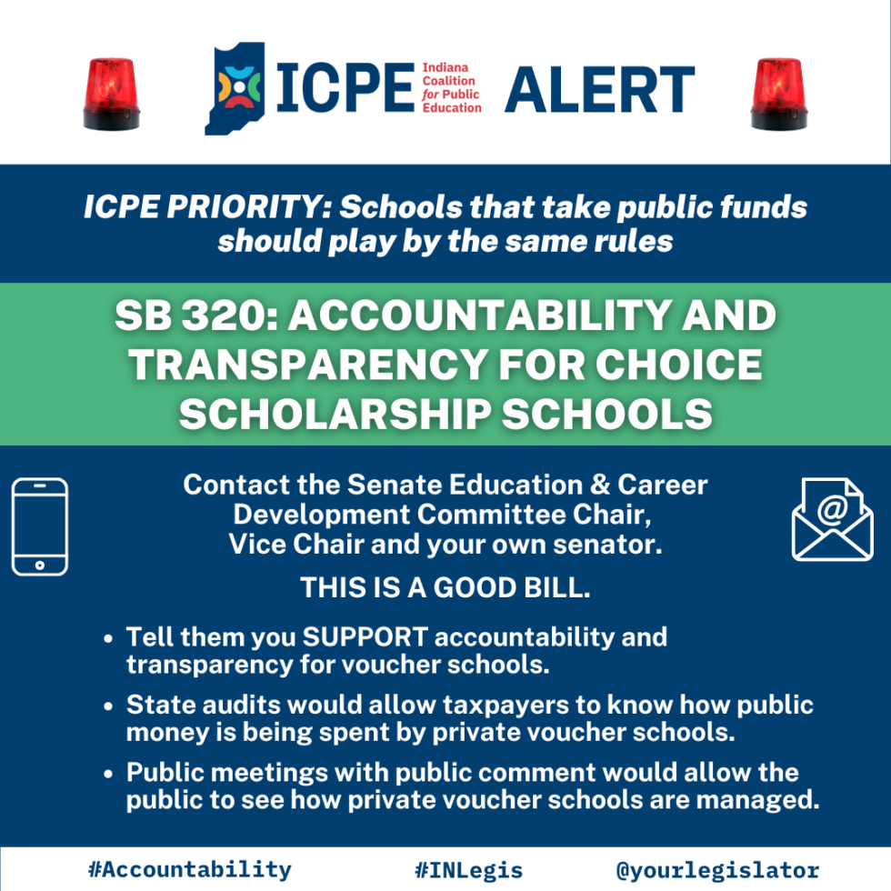 *DEAD*Legislative Alert: SB 320 - A very good bill - Indiana Coalition ...